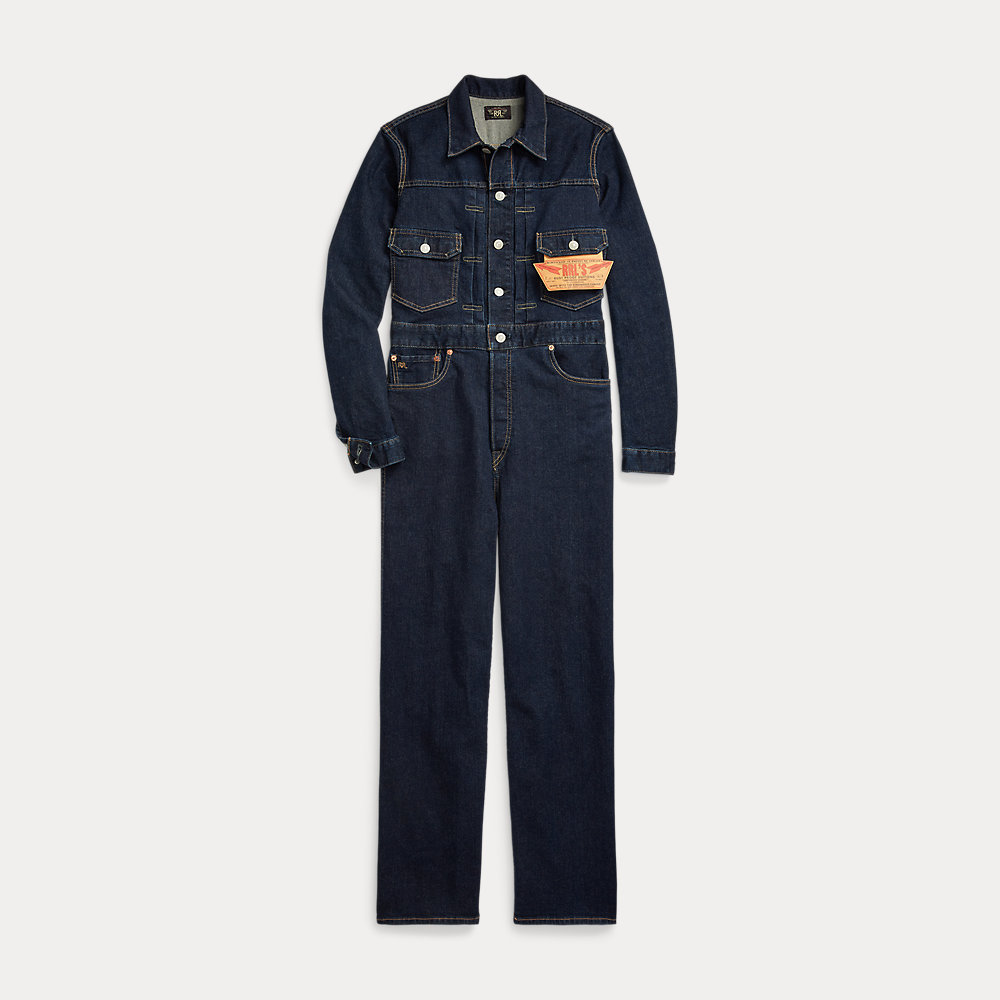 Ralph Lauren Indigo Denim Coverall - Rinse Wash | Editorialist